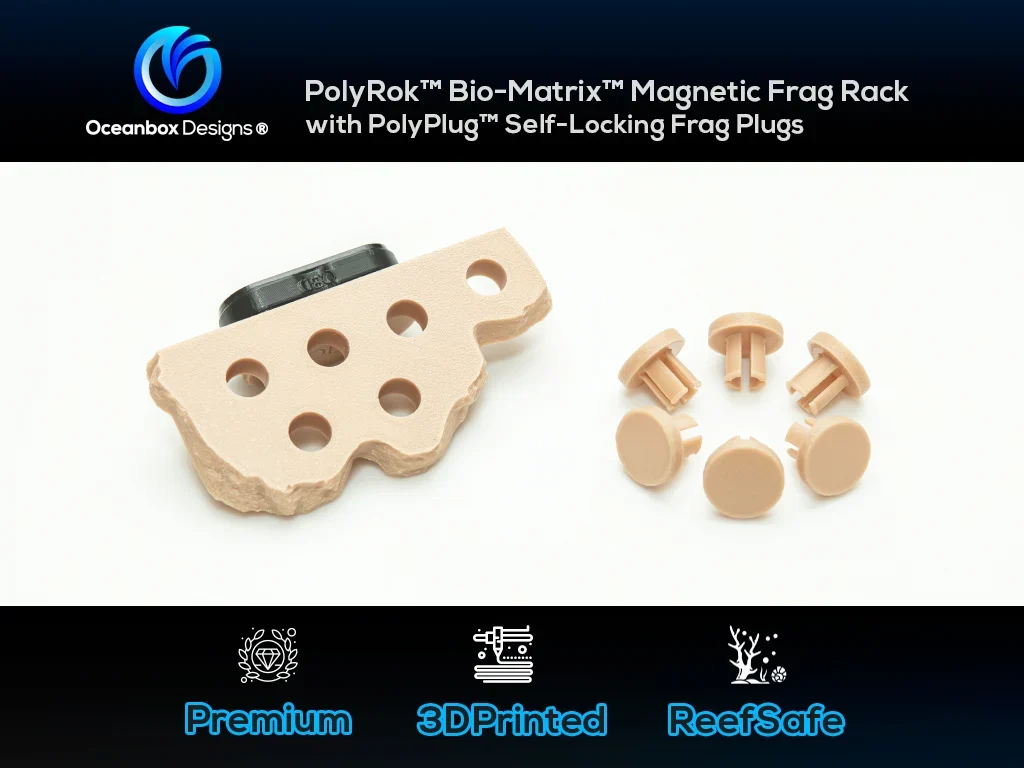 PolyRok Bio Matrix Media Magnetic Frag Rack with Self-Locking PolyPlugs ...